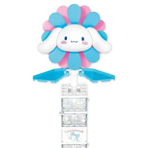 BRICKCRAFT Hello Kitty Cinnamoroll Flower And Vase Building Set