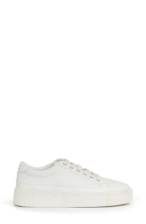 REISS Leanne Platform Sneakers - White
