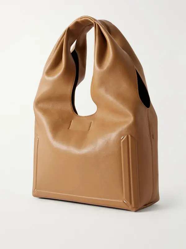MAISON MARGIELA Box Medium Leather Shoulder Bag - Brown