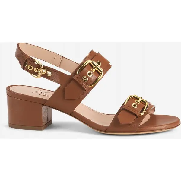 Agl Lala Straps Buckled Sandal - Brandy Nappa