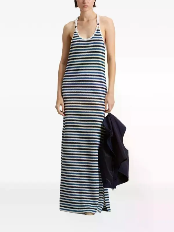 Woolrich Striped Shoulder Straps Dress