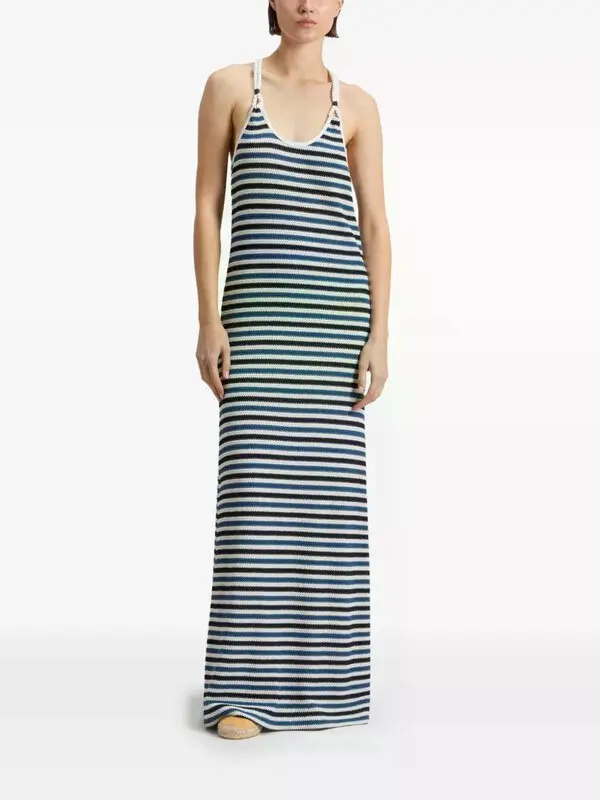 Woolrich Striped Shoulder Straps Dress