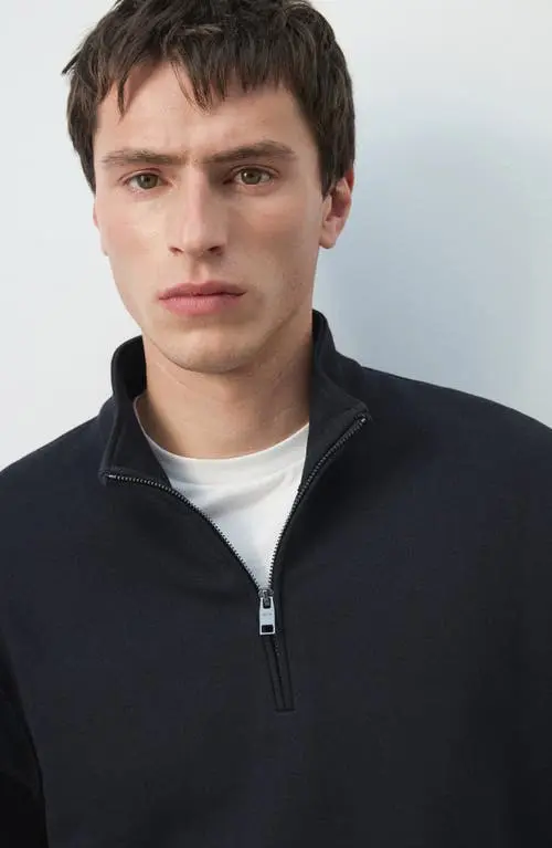 Mango Quarter Zip Pullover