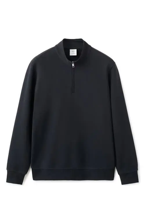 Mango Quarter Zip Pullover