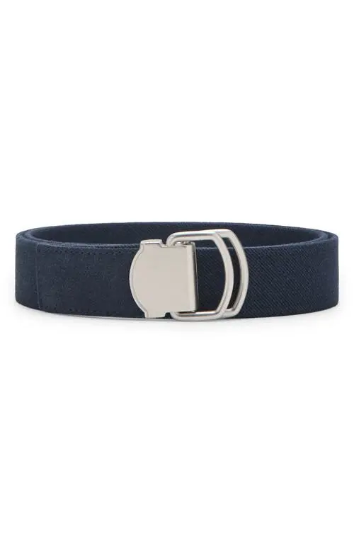 Mango Mixed Media Belt - Navy