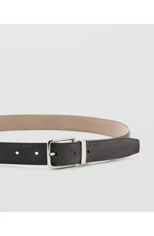 Mango Reversible Suede Belt
