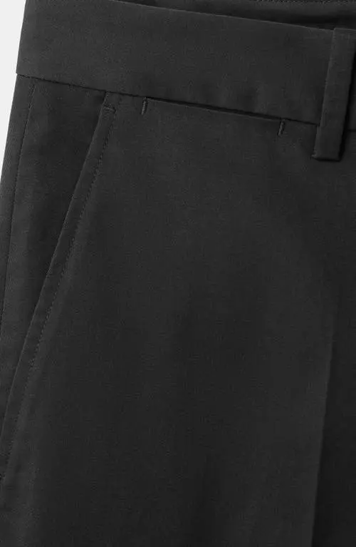 Mango Dublino Slim Fit Chinos - Black