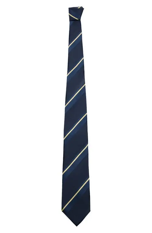 Mango Combined Stripe Neck Tie - Navy