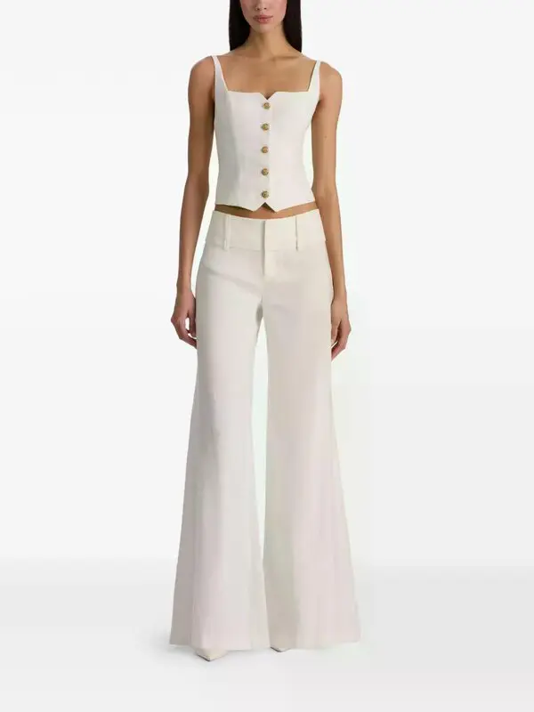 Alice + Olivia Olivia Wide-leg Trousers - White