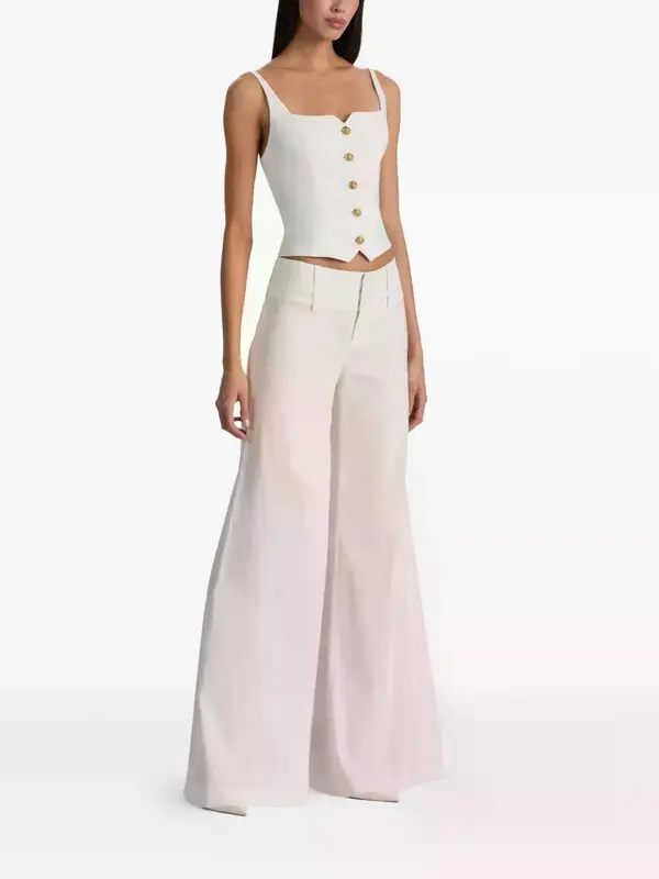 Alice + Olivia Olivia Wide-leg Trousers - White