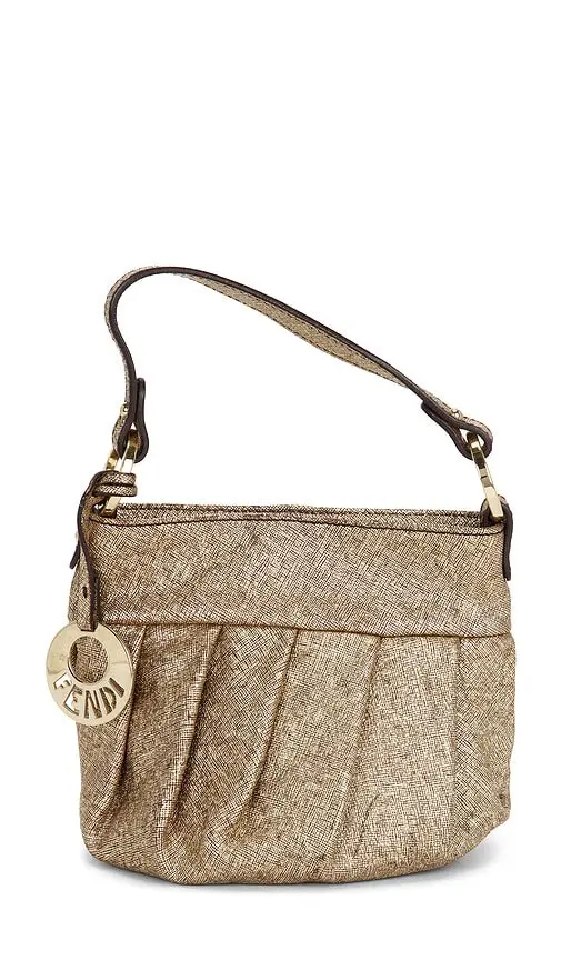 FWRD RENEW Fendi Mini Chef Shoulder Bag - Gold