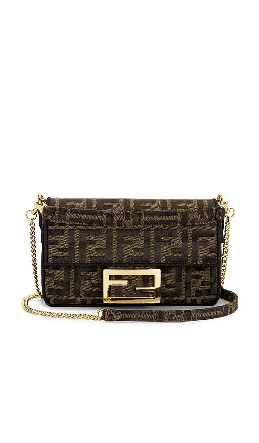 FWRD RENEW Fendi Ff 1974 Mini Baguette Shoulder Bag - Brown