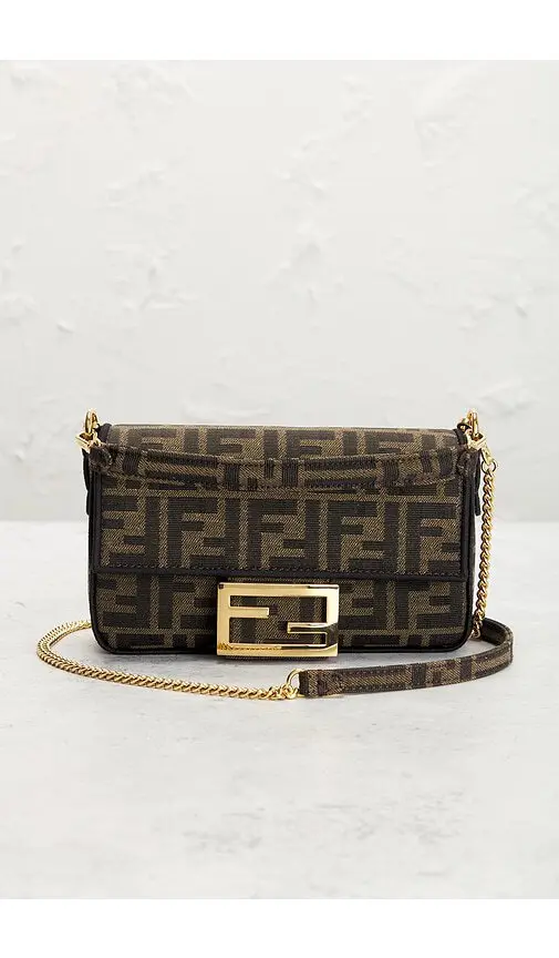 FWRD RENEW Fendi Ff 1974 Mini Baguette Shoulder Bag