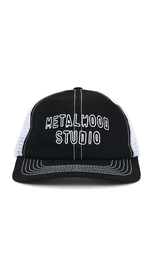 METALWOOD STUDIO Cutie 6-panel Trucker Hat - Black