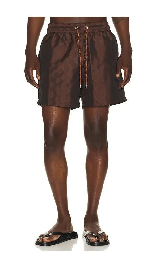 Frescobol Carioca Rio Swim Short - Brown