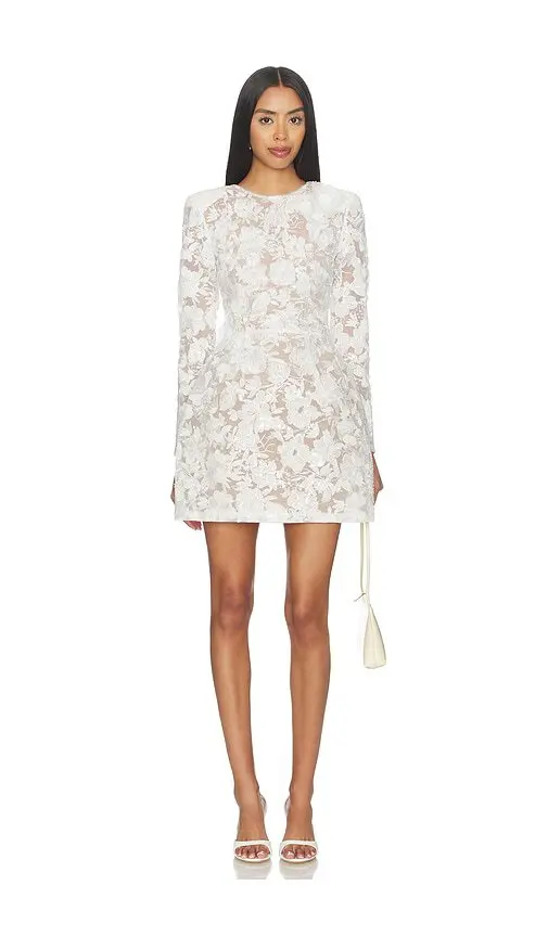 NADINE MERABI Sienna Mini Dress - White