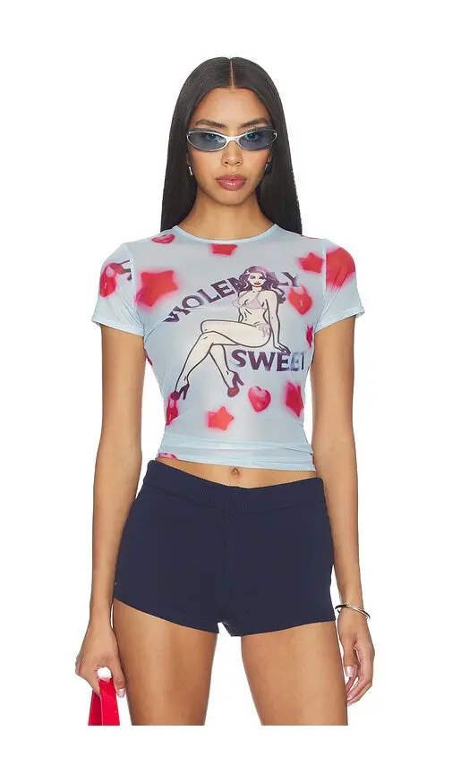 Miaou Mini Tee - Violently Sweet