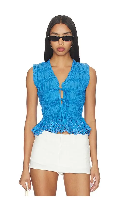 Rails Martine Top - Harbor Blue