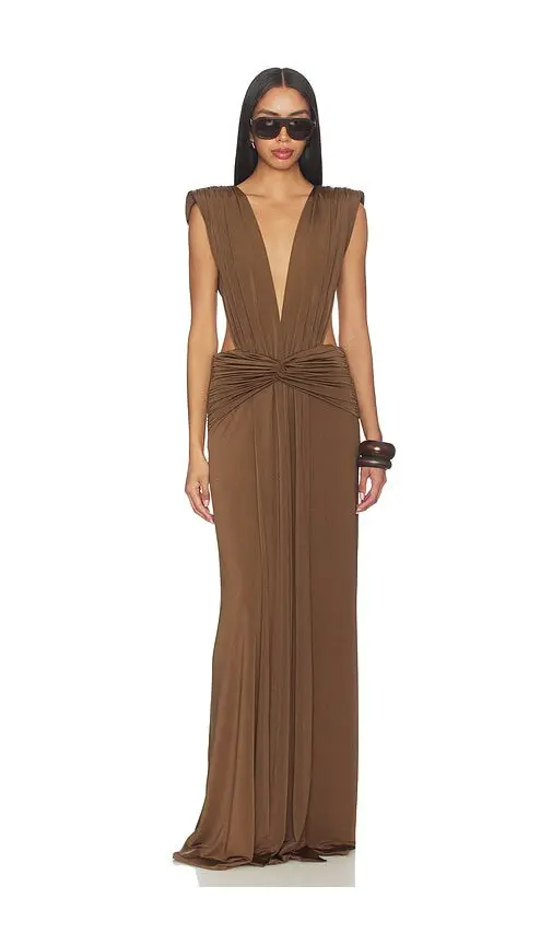 AWAVE STUDIO Maxi Dress - Brown