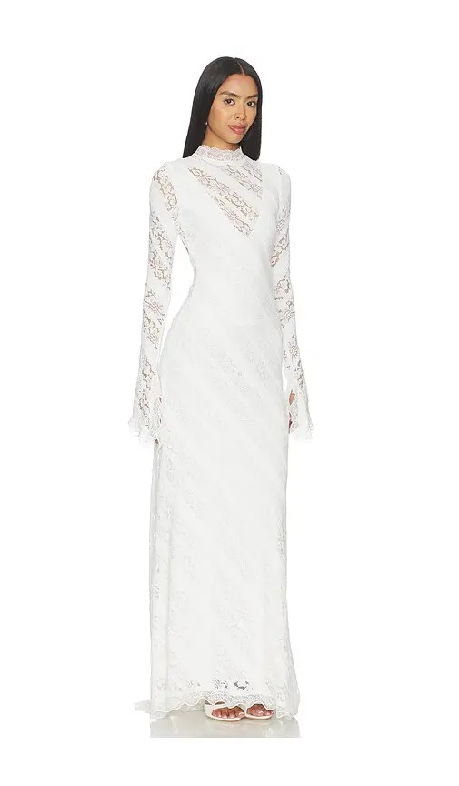 Bec & Bridge Henrietta Long Sleeve Gown