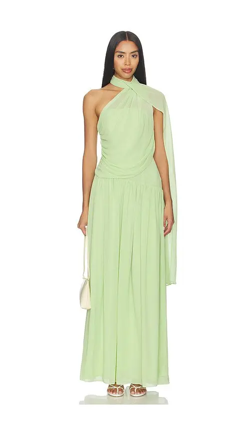 LOVERS AND FRIENDS Eden Gown - Matcha Green