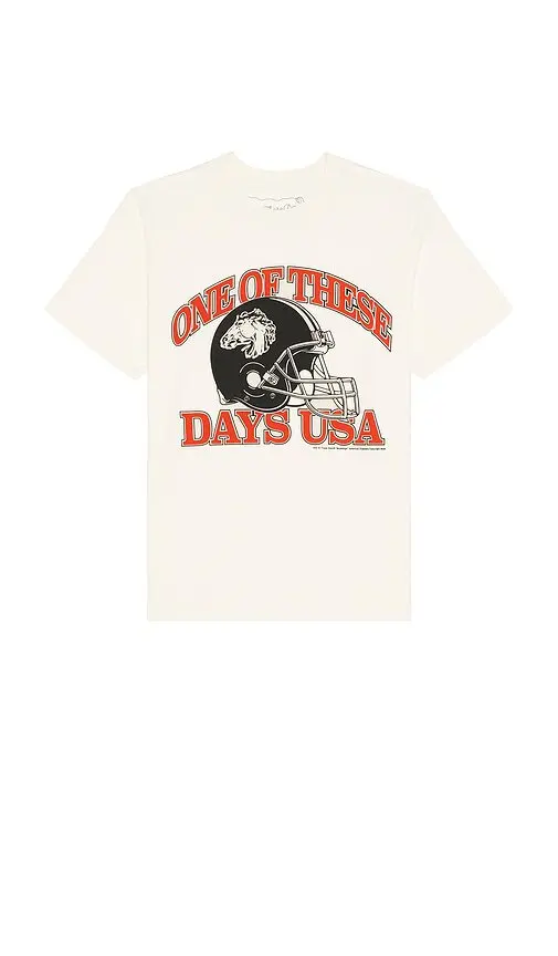 ONE OF THESE DAYS Days Usa Tshirt In Ivory