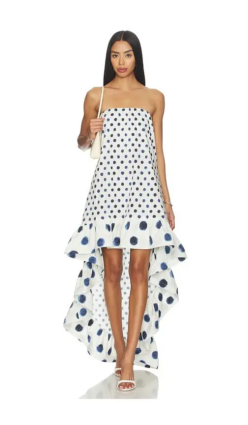 Misa Jisou Strapless Dress - Polka Dot