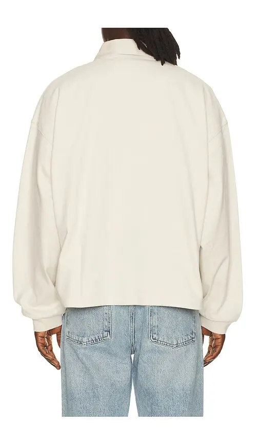 AGOLDE Darius Polo In White