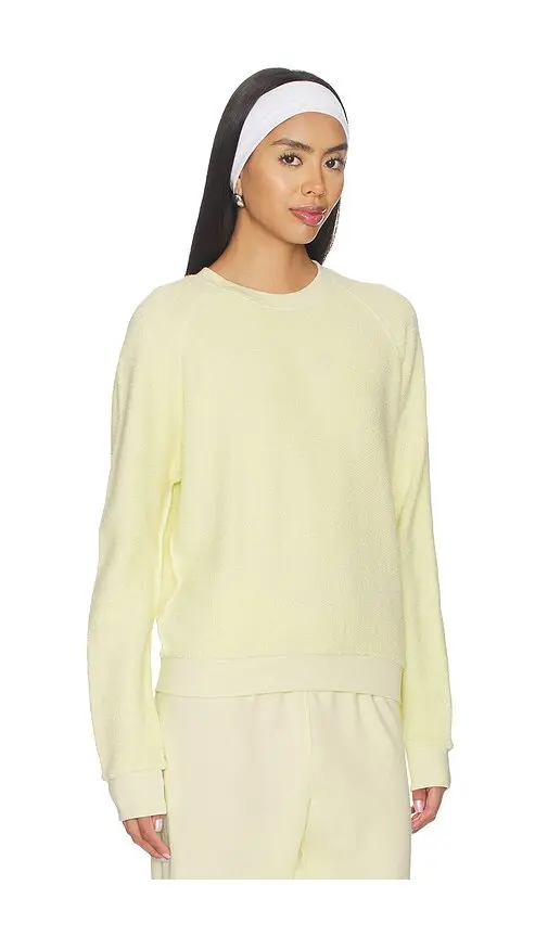 PERFECTWHITETEE Fleece Long Sleeve Crewneck Sweatshirt