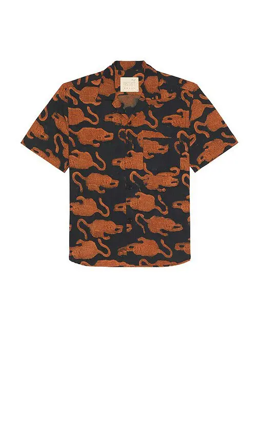 KARDO Ronen Shirt In Black - Multi