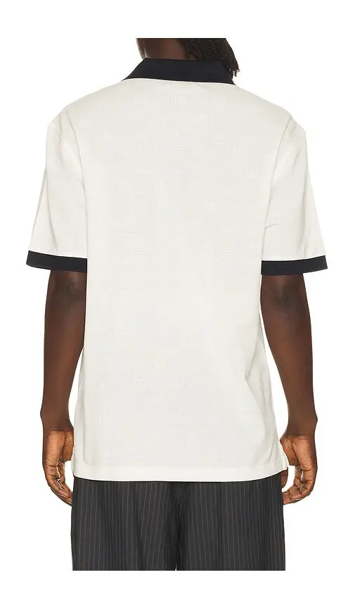 Fred Perry X Meyba Printed Polo In White