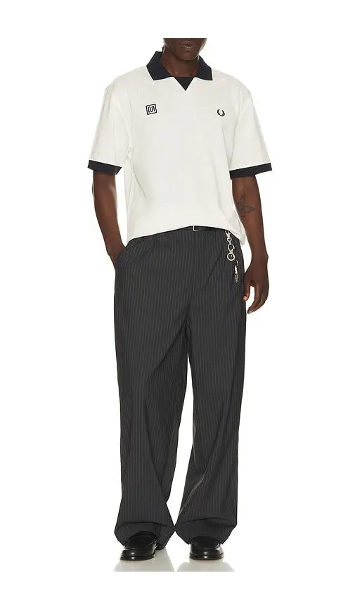 Fred Perry X Meyba Printed Polo In White
