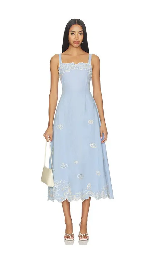 CLEOBELLA Marceline Midi Dress - Glacier Lake