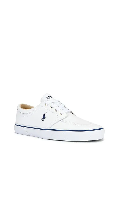 Polo Ralph Lauren Faxon Leather Low Top Sneakers