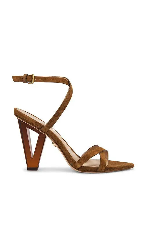 Veronica Beard Lanaya Sandal - Chestnut & Brown
