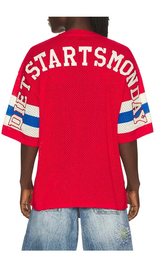 DIET STARTS MONDAY Knit Jersey - Red