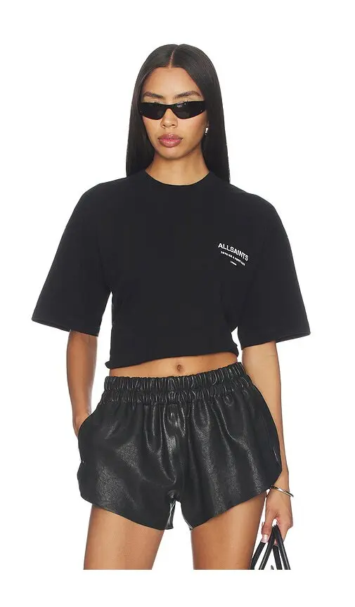 ALLSAINTS Dreamer Etta Graphic Cotton T-shirt - Black