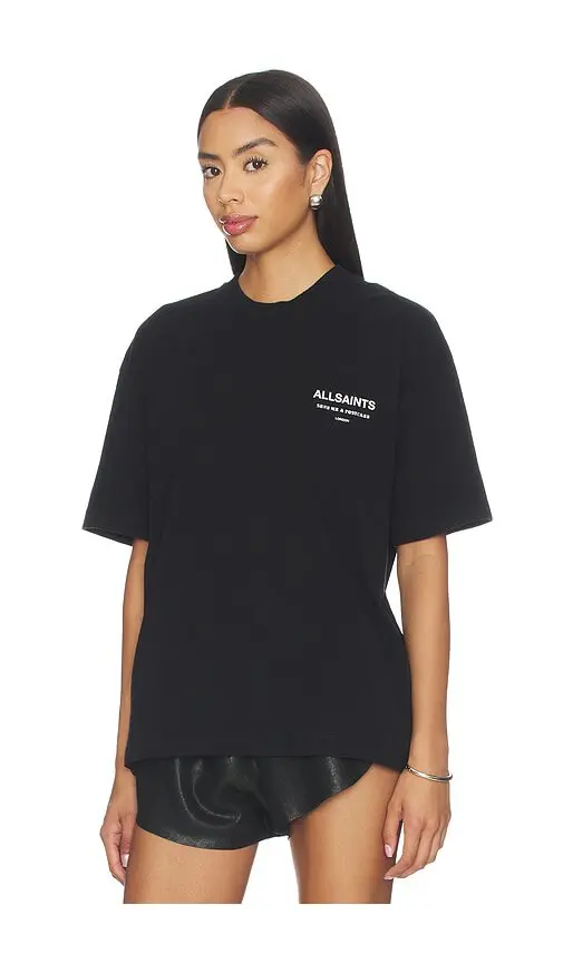 ALLSAINTS Dreamer Etta Graphic Cotton T-shirt - Black