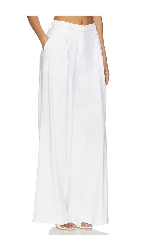 FAVORITE DAUGHTER Linen Trousers - White