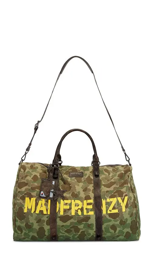 MADFRENZY Camo Duffle Bag - Khaki