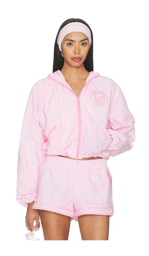 LoveShackFancy Kariana Hoodie - Tickled Pink