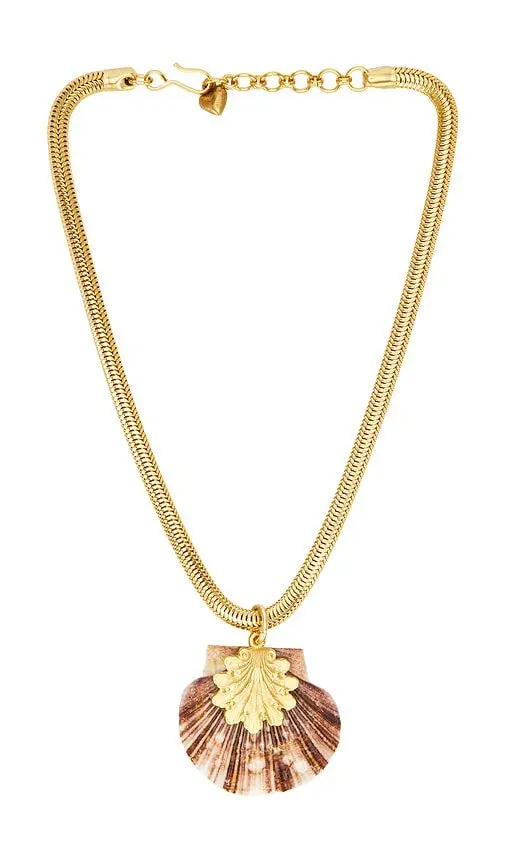 Brinker & Eliza Oceana Necklace - Gold & Shell