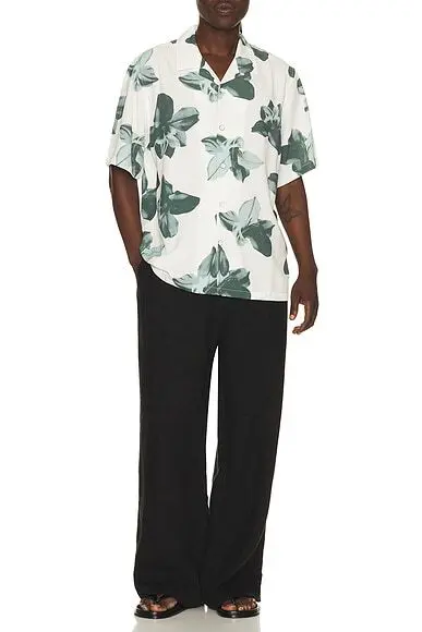 Rag & Bone Avery Printed Shirt - Mint