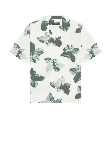 Rag & Bone Avery Printed Shirt - Mint