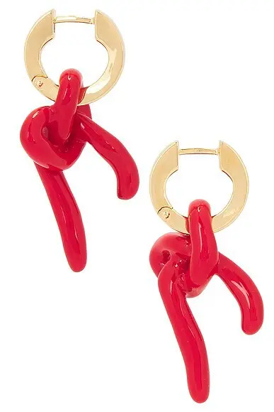 Bottega Veneta Knot Dangle Earrings