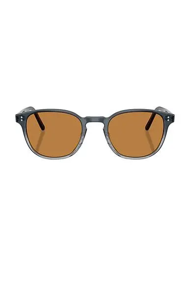 Oliver Spencer Fairmont Sun Irregular Sunglasses - Twilight Gradient