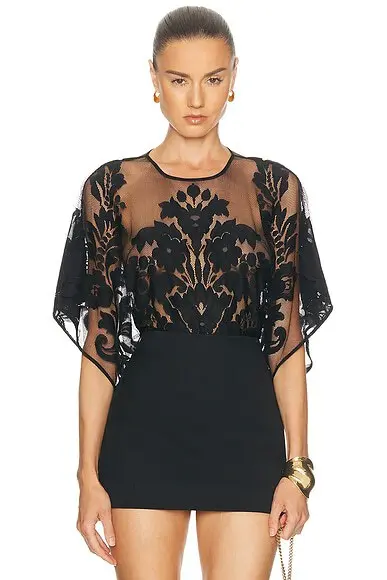 Norma Kamali Reverse Obie Bodysuit