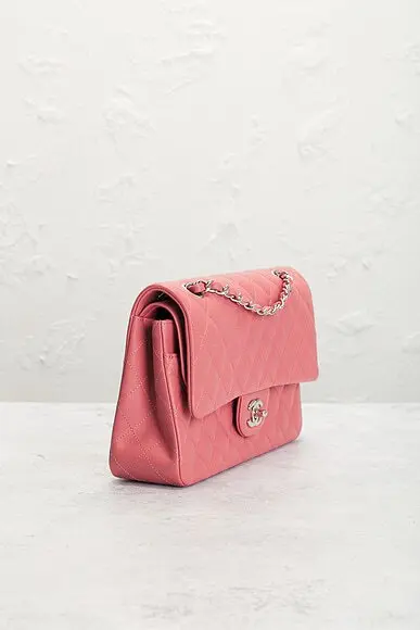 Chanel Lambskin Classic Double Flap Bag - Pink