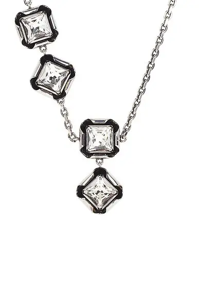Givenchy Deconstructed Crystals Chain Necklace