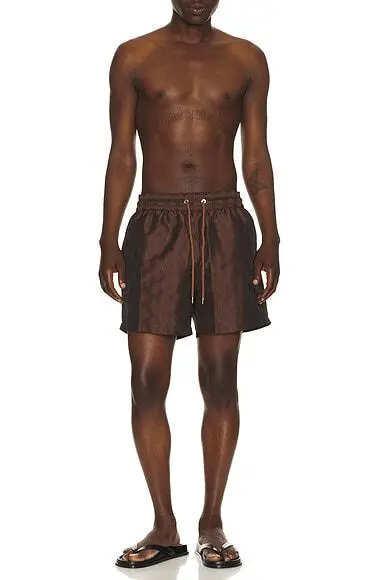 Frescobol Carioca Rio Swim Short - Brown